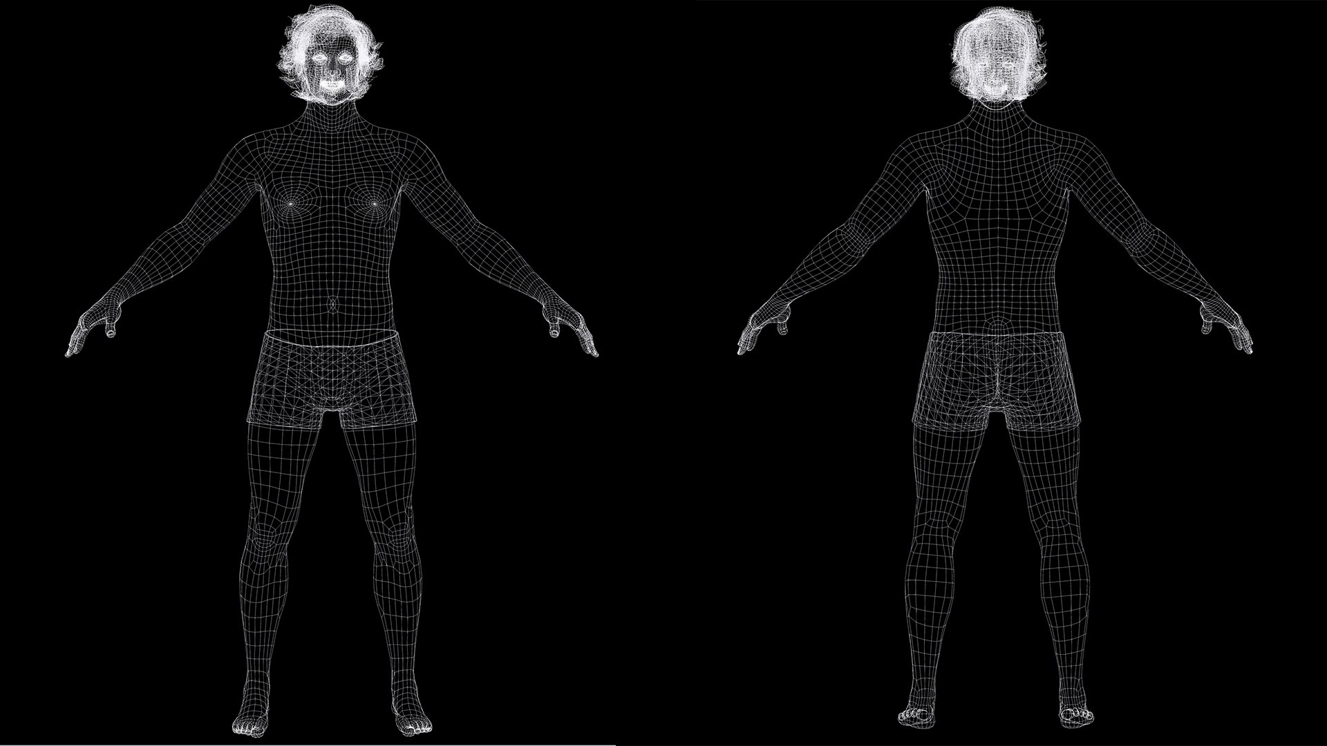 Free 3D Download Free Rigged 3D Character Fully Rigged Optimized ...