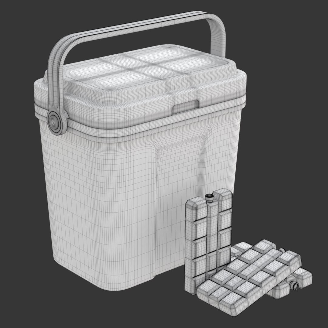 3D model box cooler cool - TurboSquid 1602359