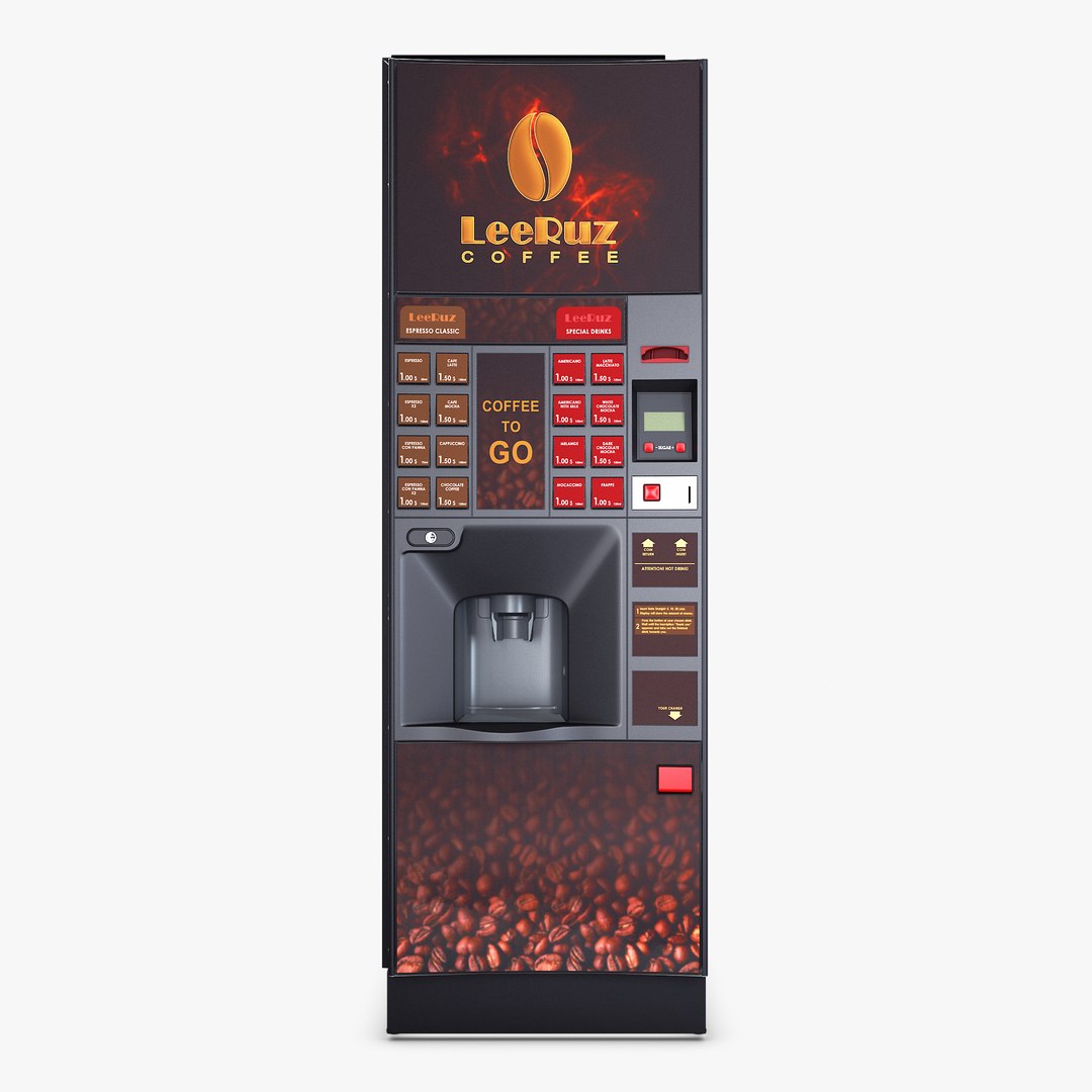 Coffee Vending Machine Luce X1 Pro ES M 1 3D Model - TurboSquid 2124048