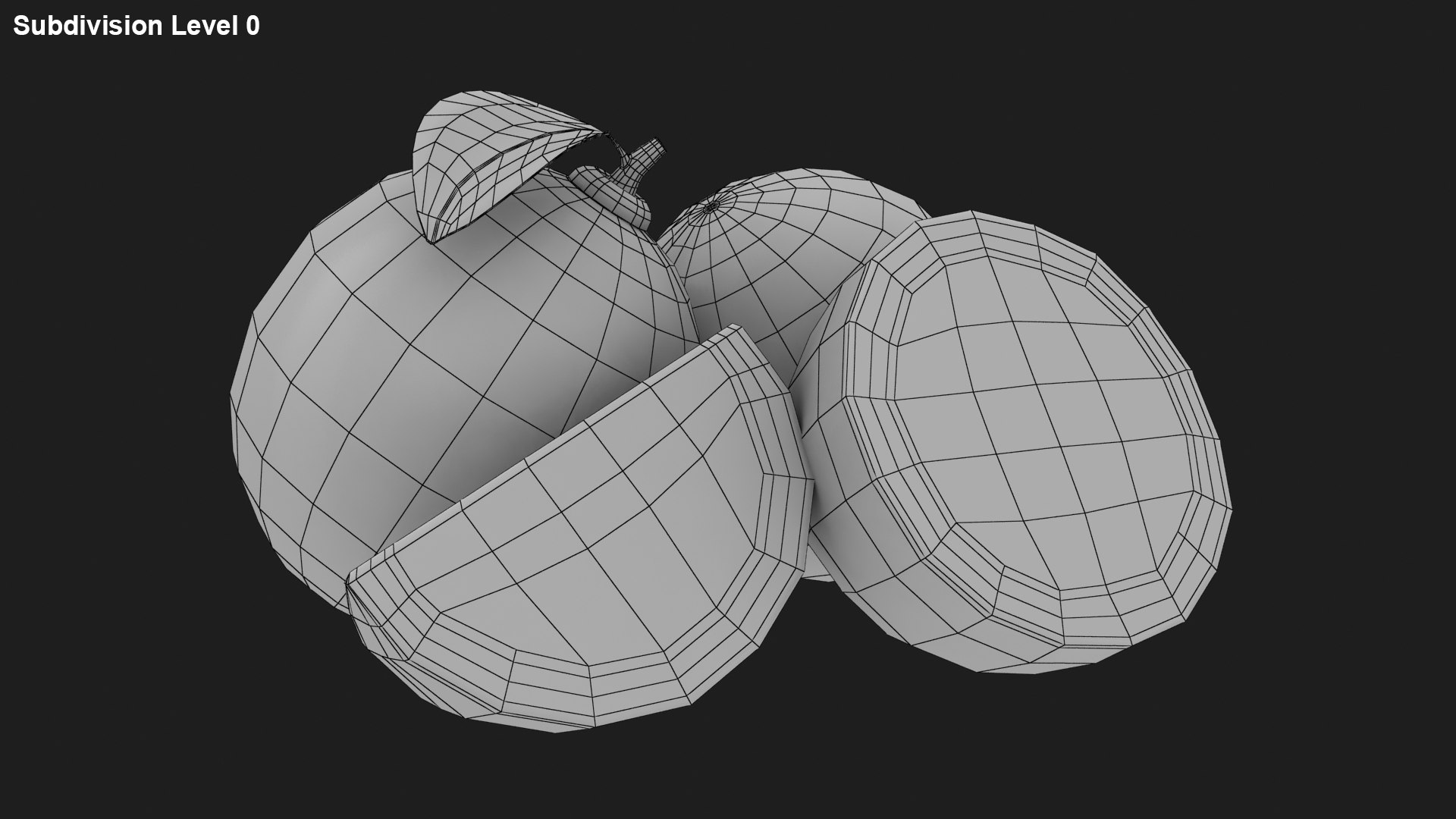 Citrus fruit set 2 3D model - TurboSquid 1316685