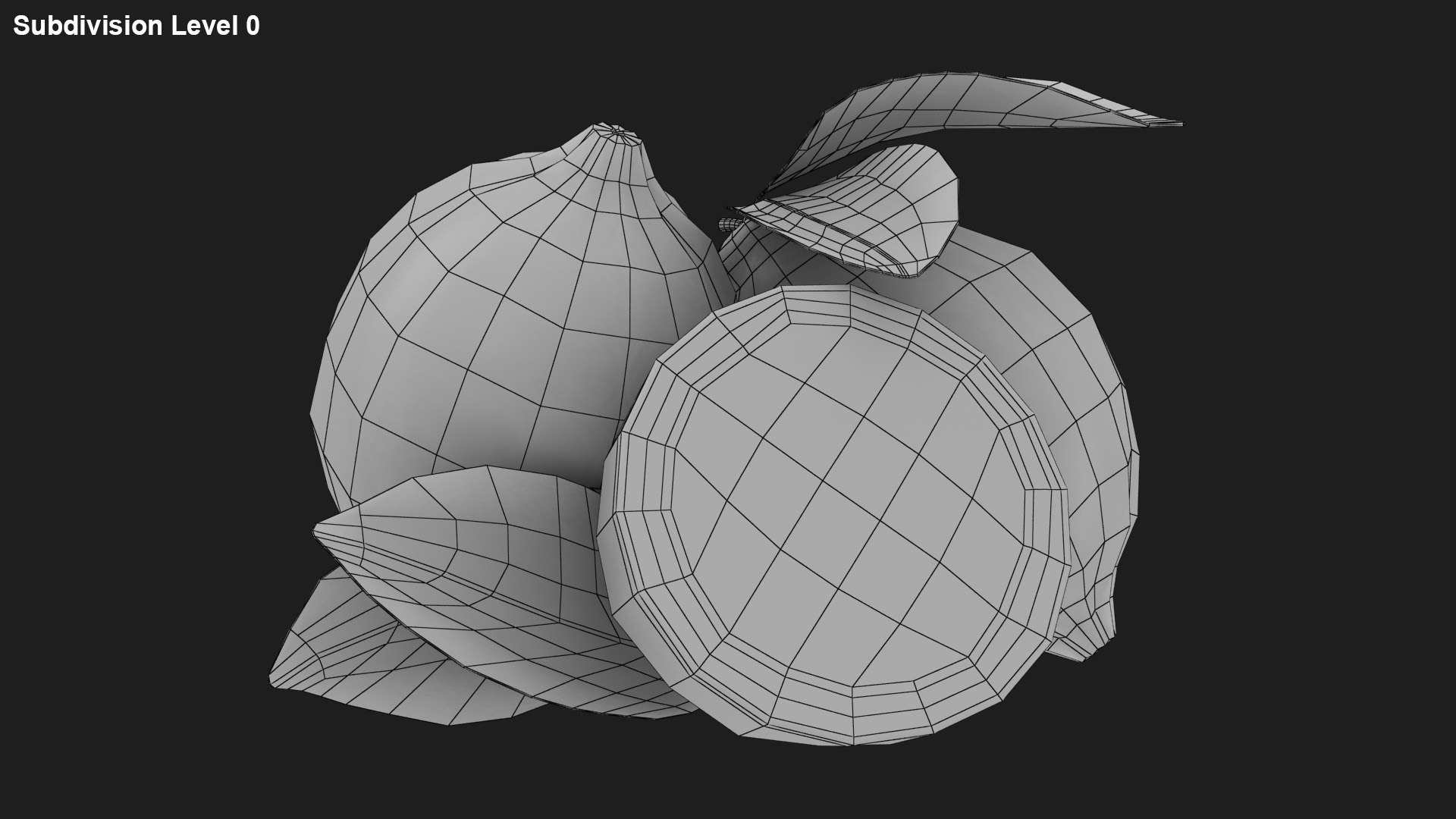 Citrus fruit set 2 3D model - TurboSquid 1316685