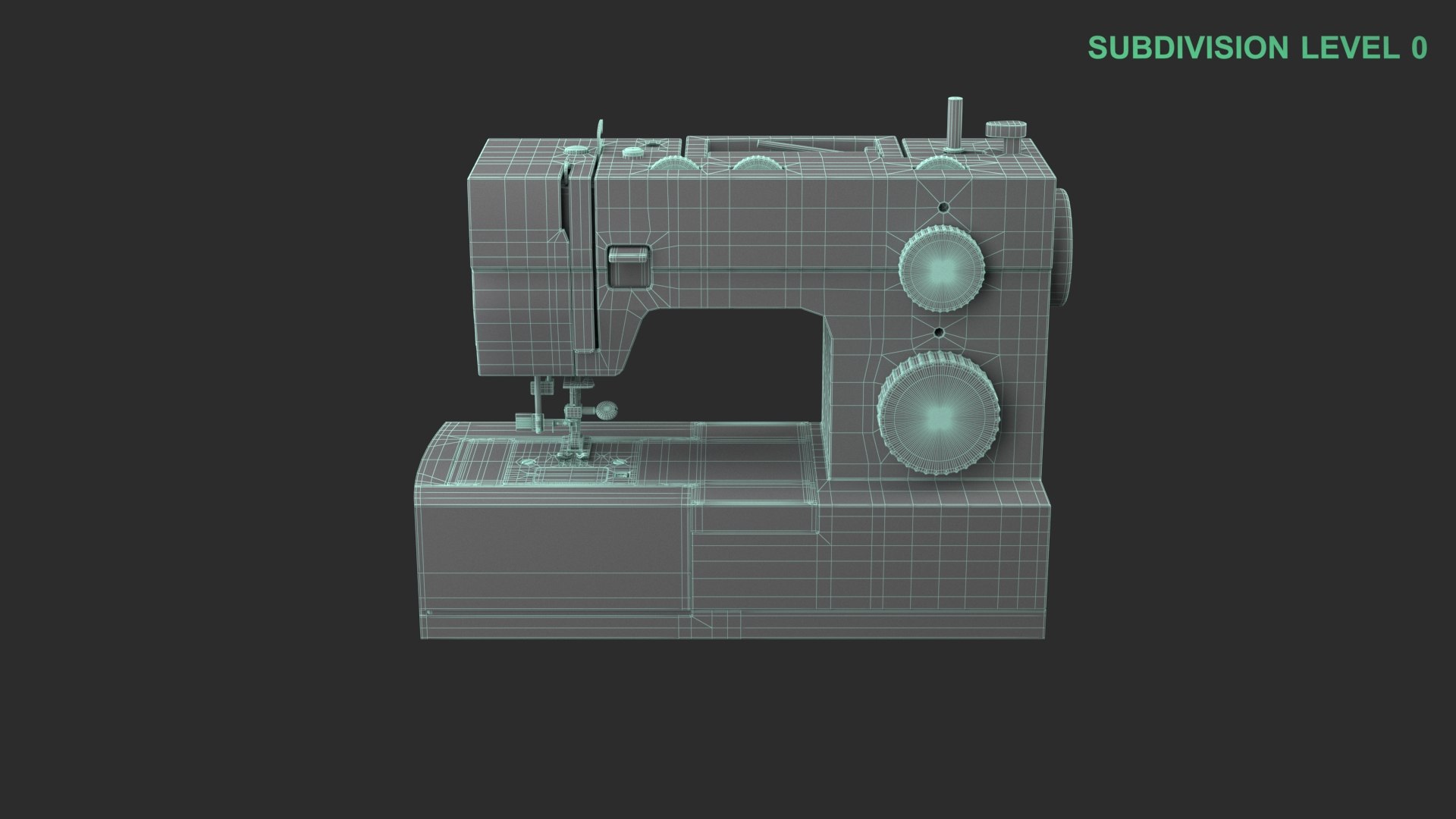 3D Sewing Machine - TurboSquid 2339668