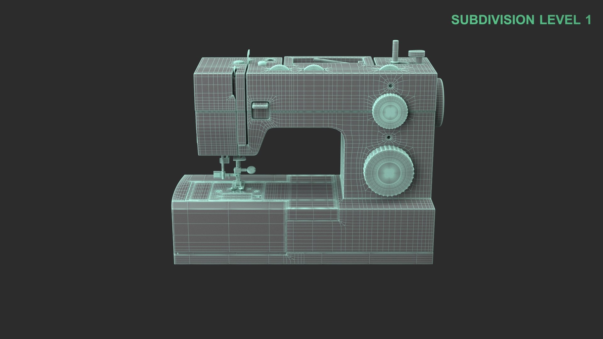 3D Sewing Machine - TurboSquid 2339668