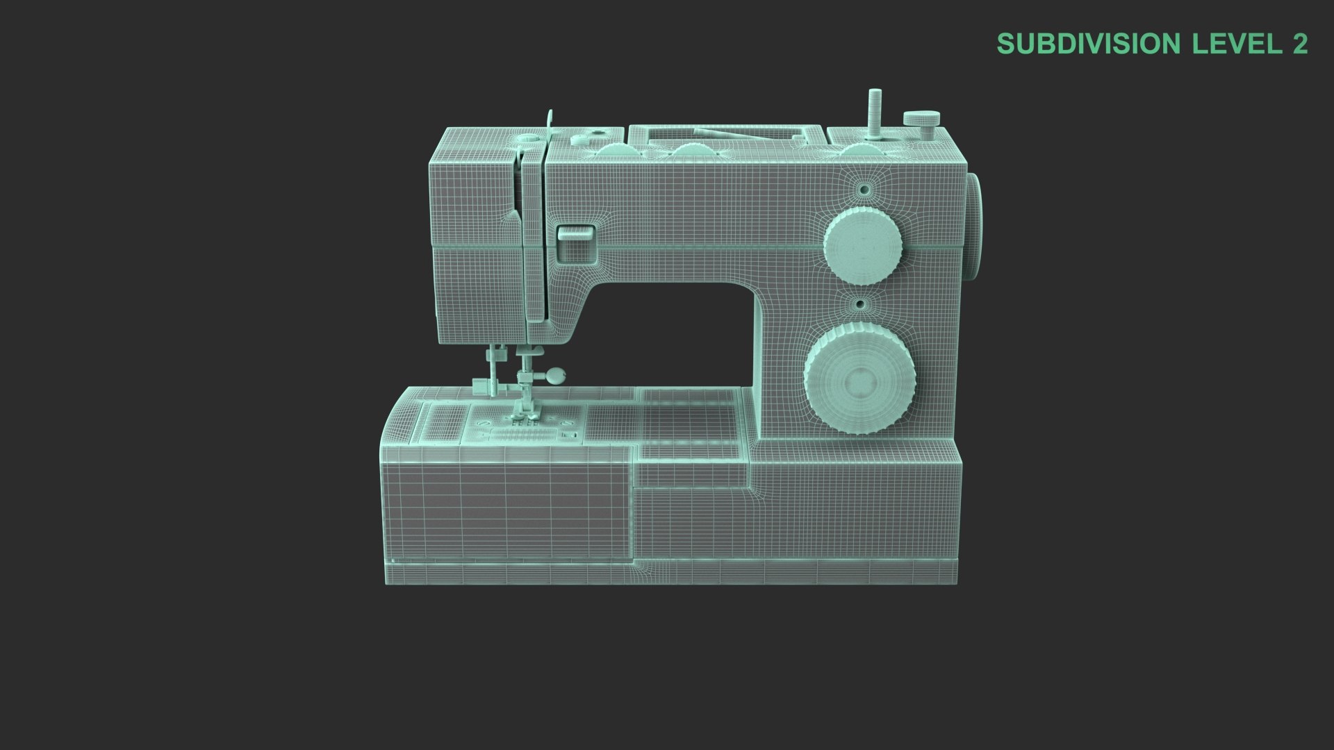3D Sewing Machine - TurboSquid 2339668