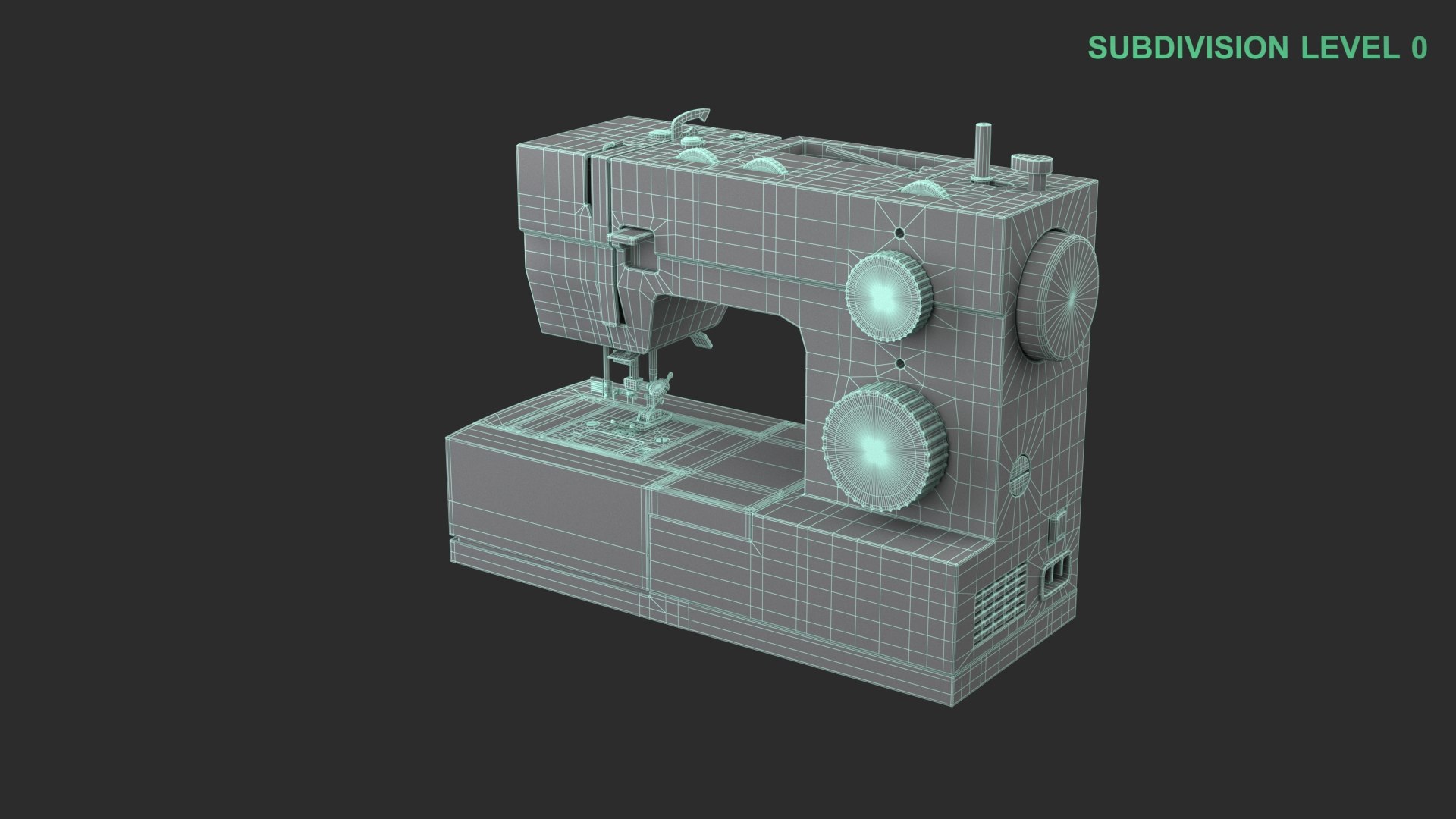 3D Sewing Machine - TurboSquid 2339668