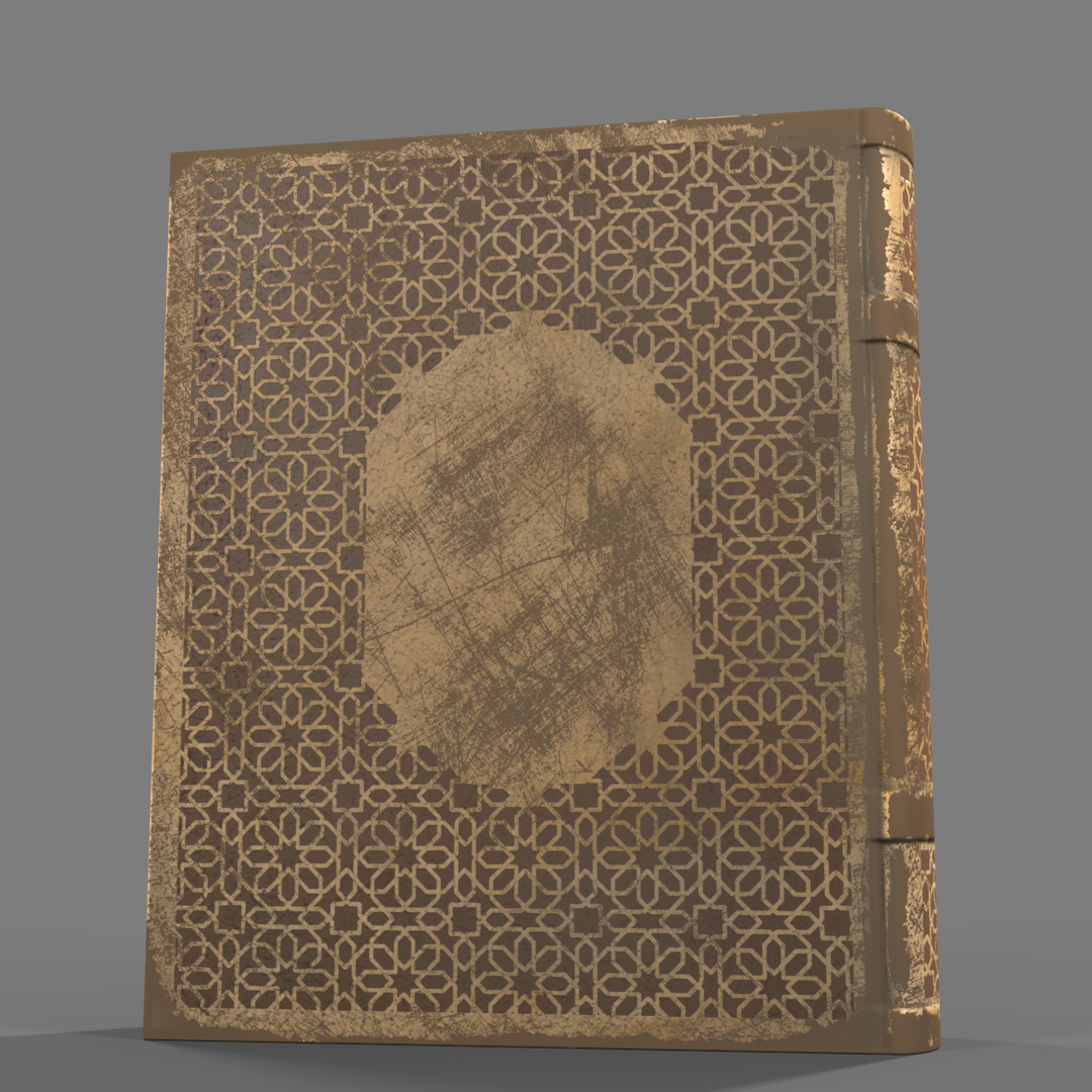 Old Book 3d Max