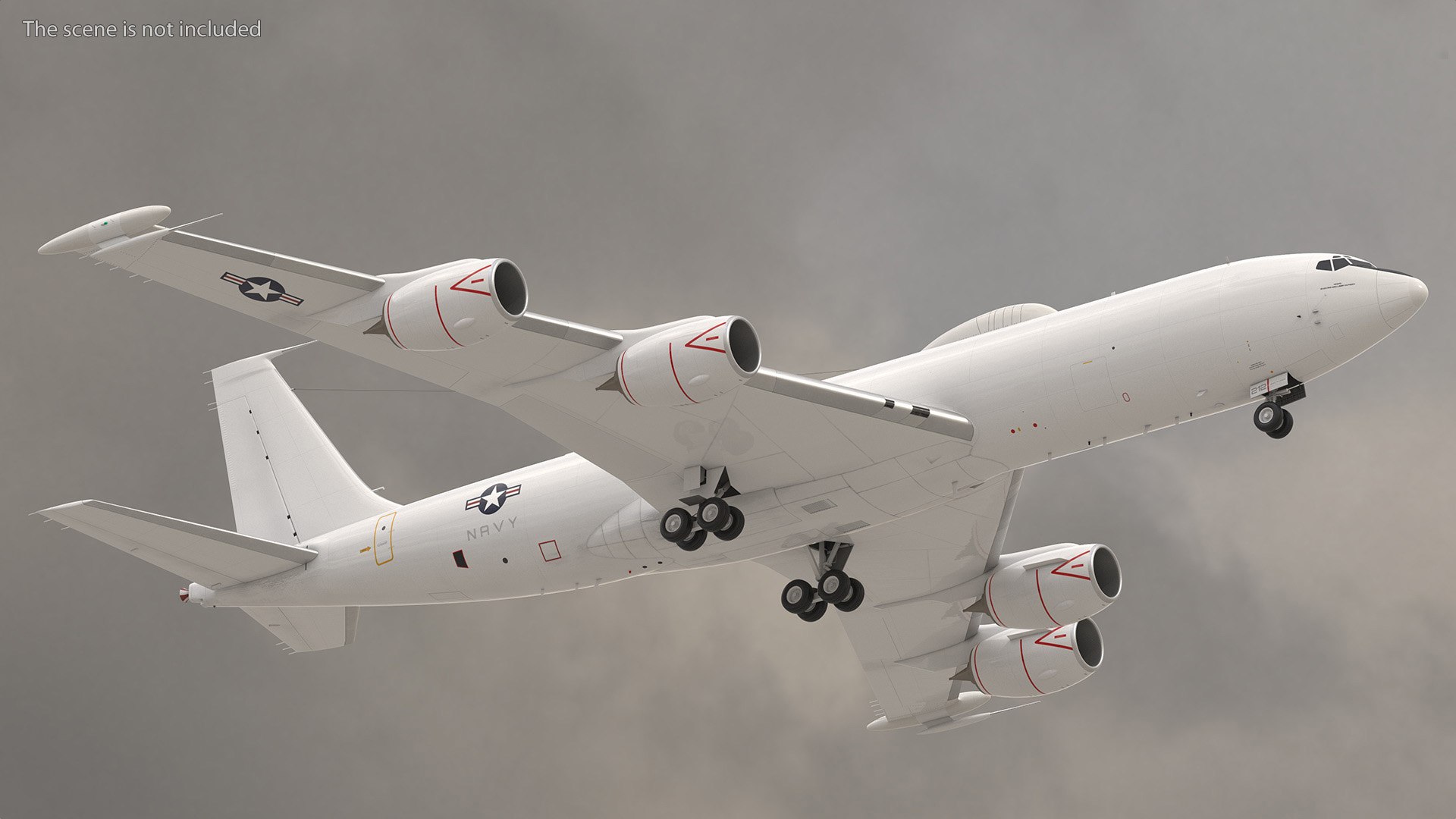 3D model Boeing E-6 Mercury Aircraft Rigged - TurboSquid 2080788