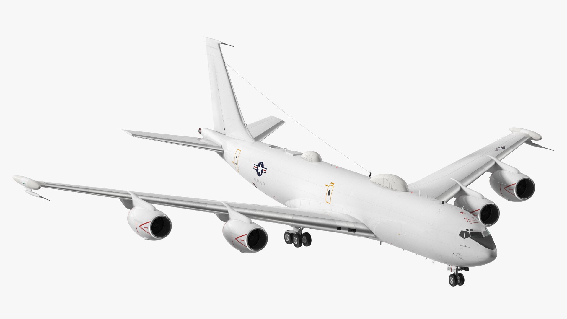 3D model Boeing E-6 Mercury Aircraft Rigged - TurboSquid 2080788