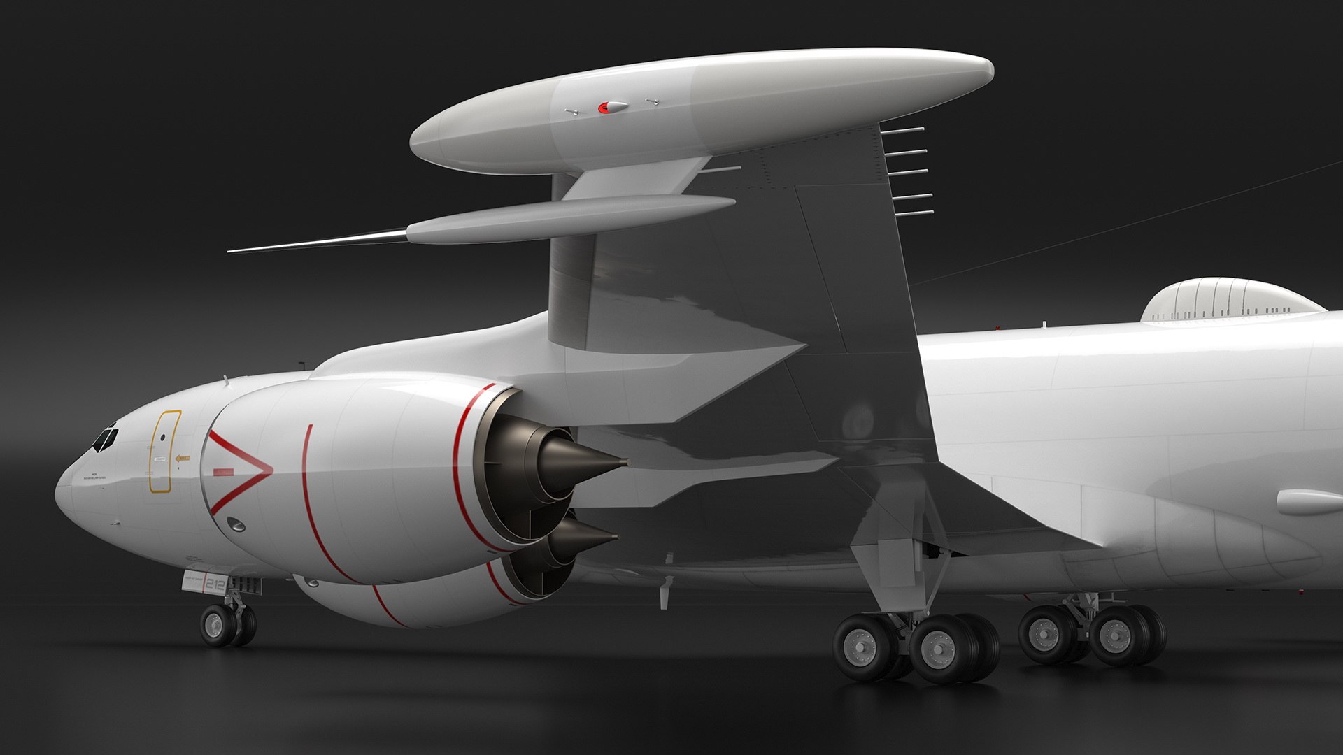3D model Boeing E-6 Mercury Aircraft Rigged - TurboSquid 2080788