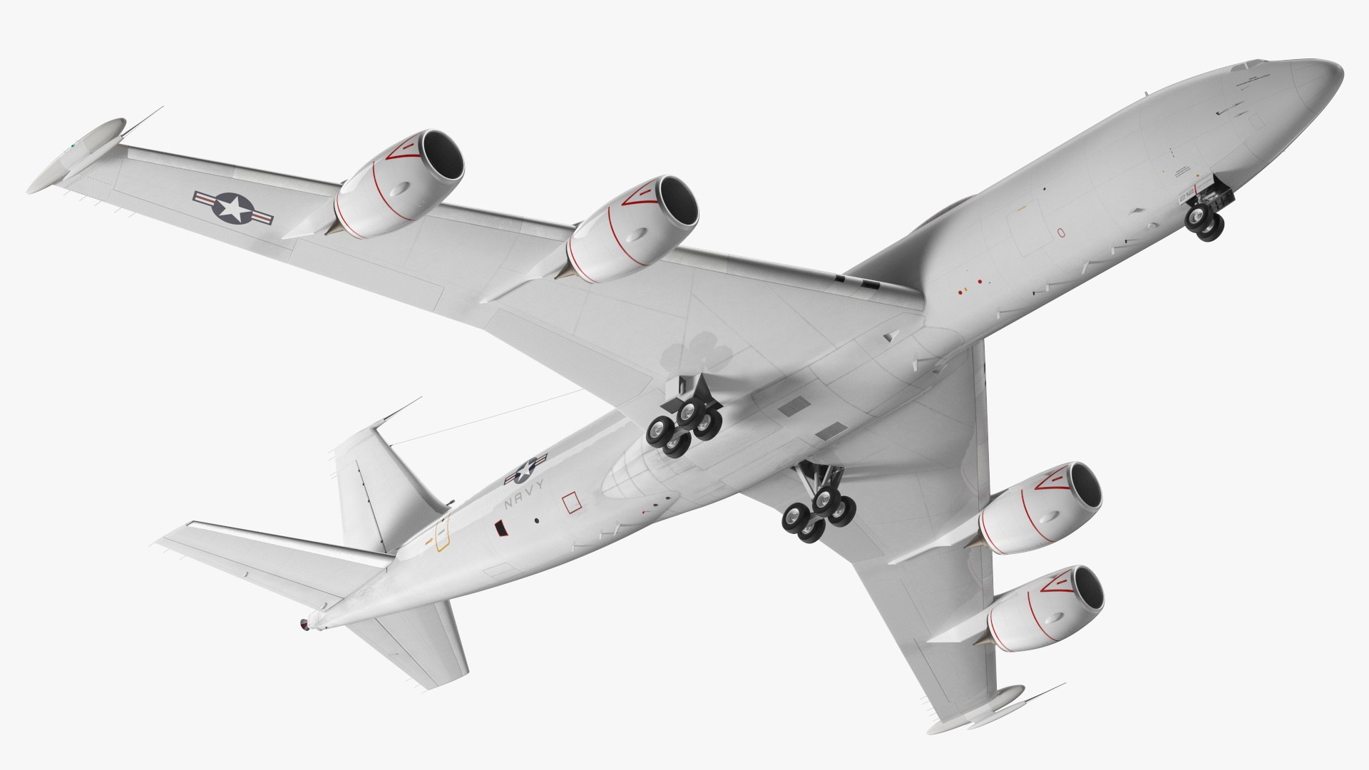 3D model Boeing E-6 Mercury Aircraft Rigged - TurboSquid 2080788