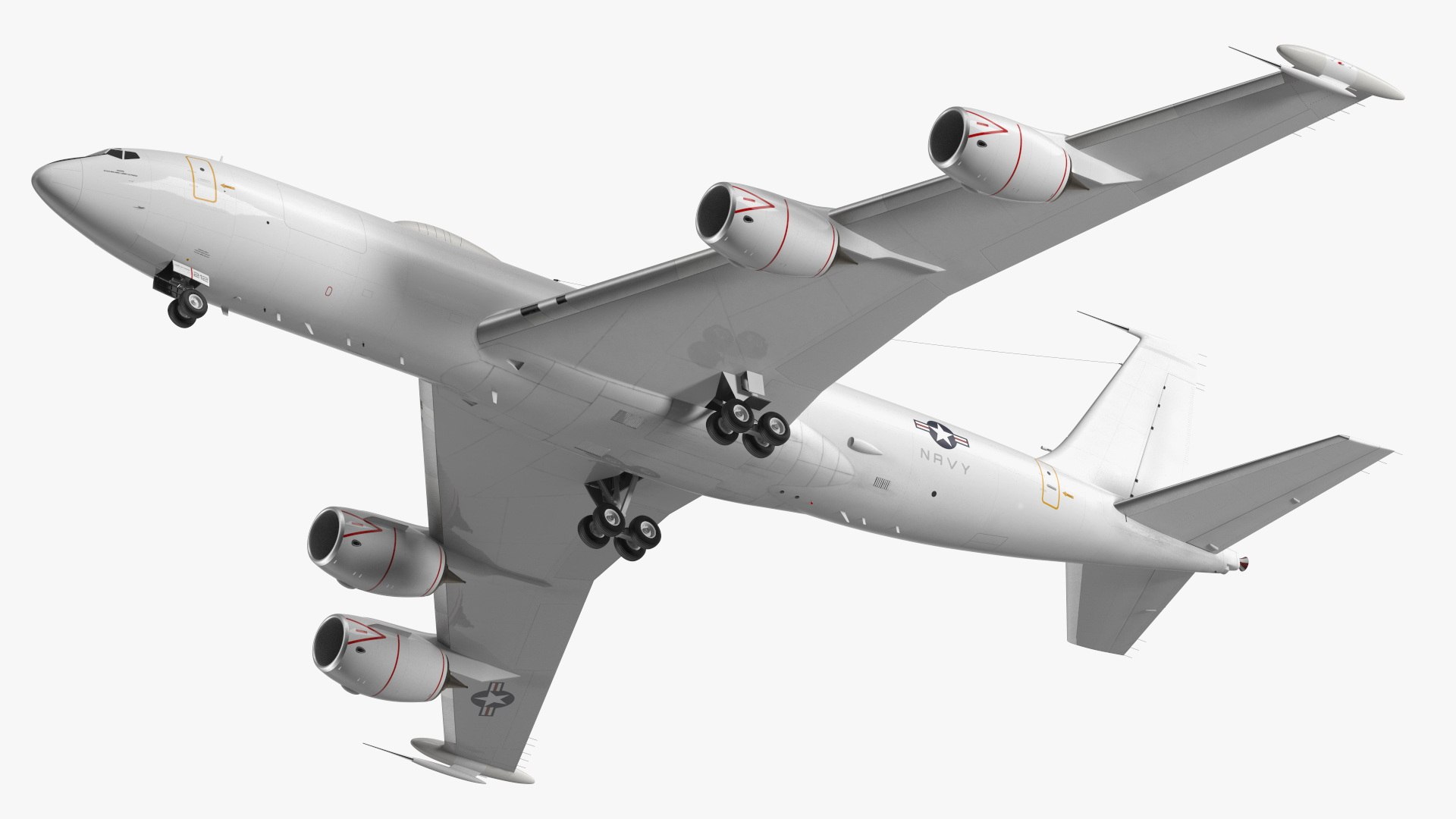 3D Model Boeing E-6 Mercury Aircraft Rigged - TurboSquid 2080788