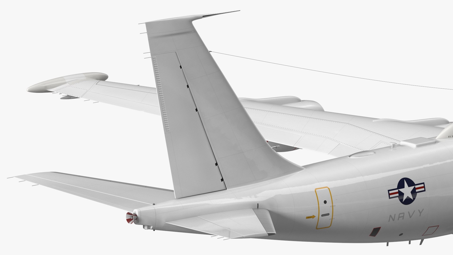 3D Model Boeing E-6 Mercury Aircraft Rigged - TurboSquid 2080788