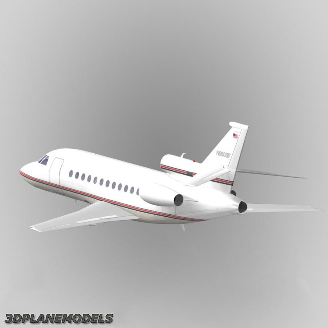 Dassault Falcon Private Livery 3d Max