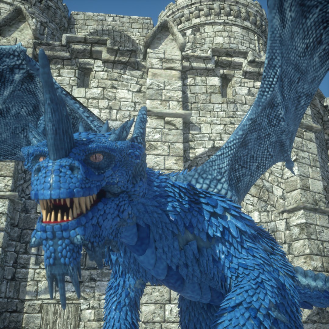 Lwo Ged Blue Dragon