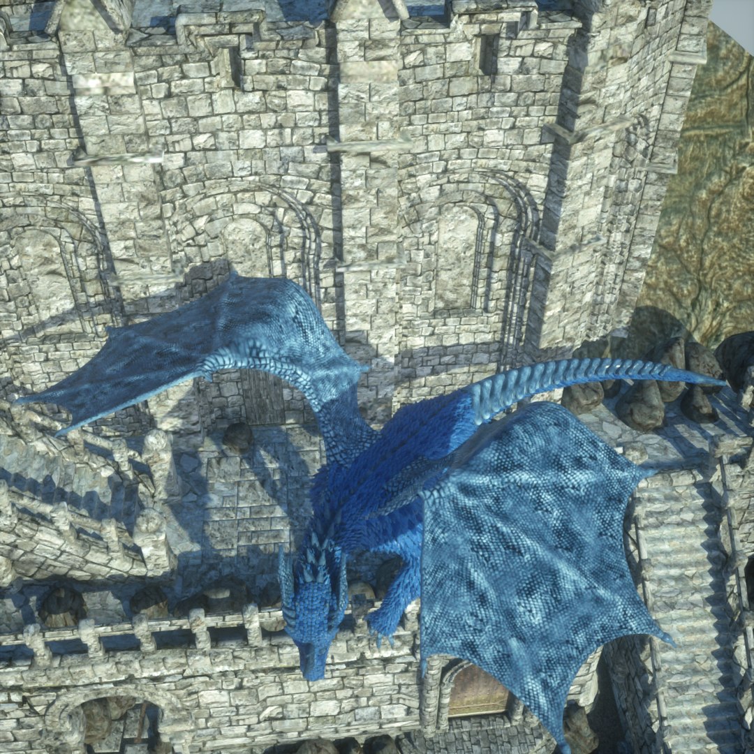 Lwo Ged Blue Dragon