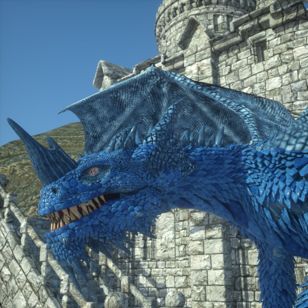 Lwo Ged Blue Dragon