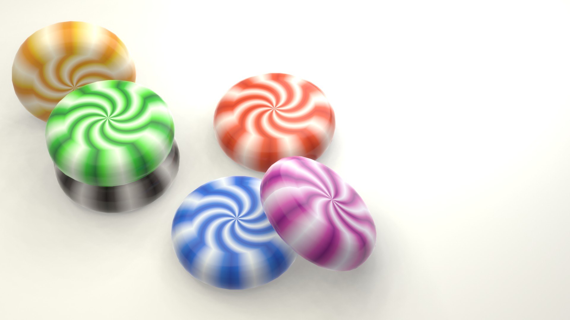 Peppermint Candy 3D Model - TurboSquid 2070086