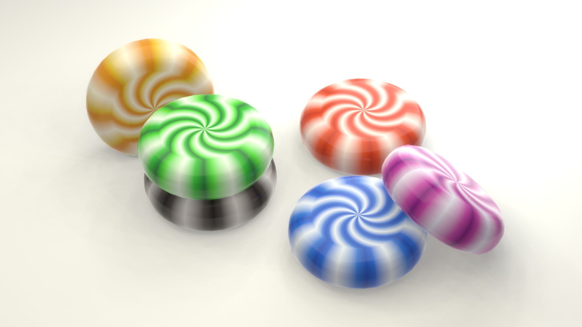 Peppermint Candy 3D Model - TurboSquid 2070086