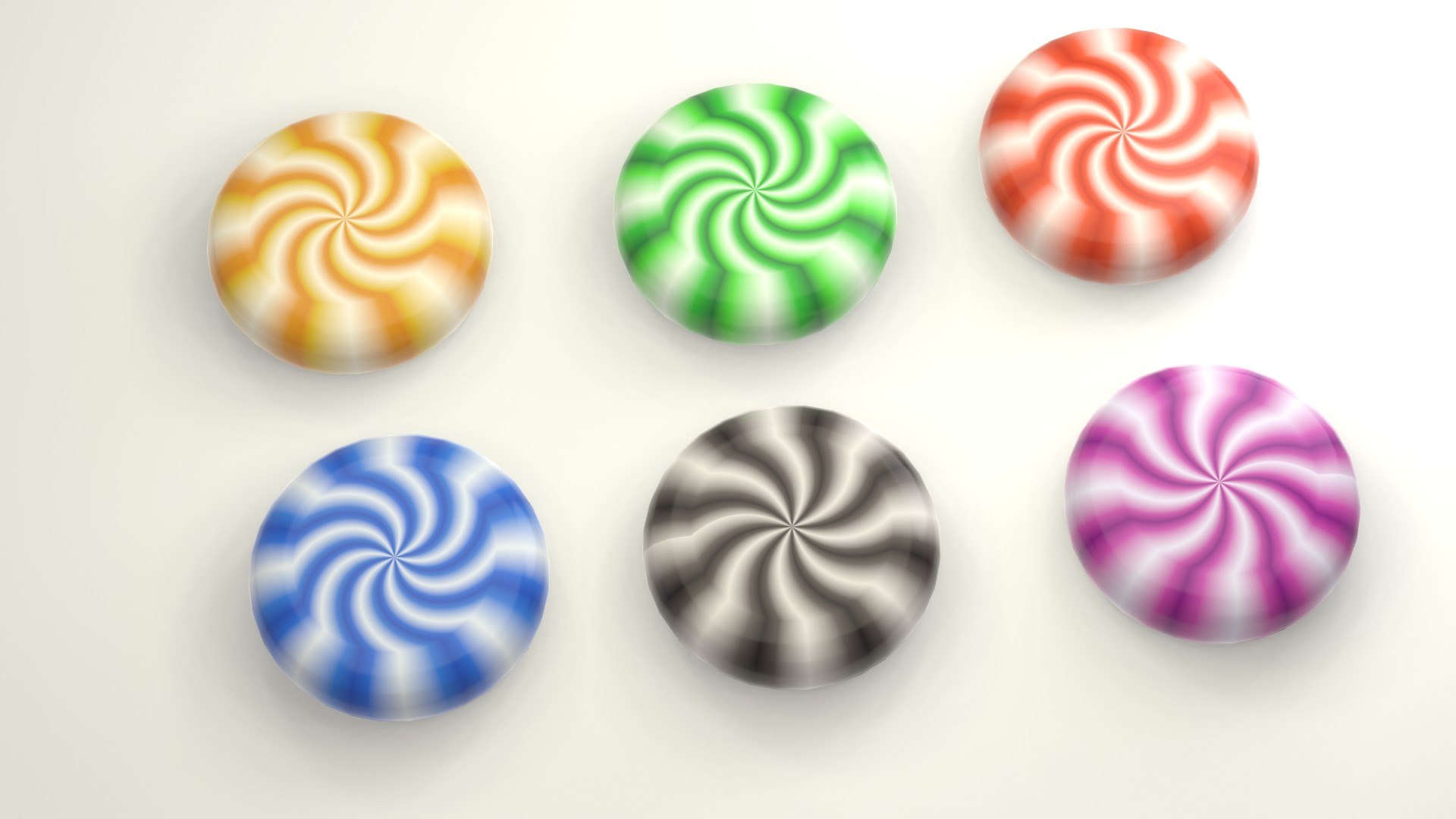 Peppermint Candy 3D Model - TurboSquid 2070086