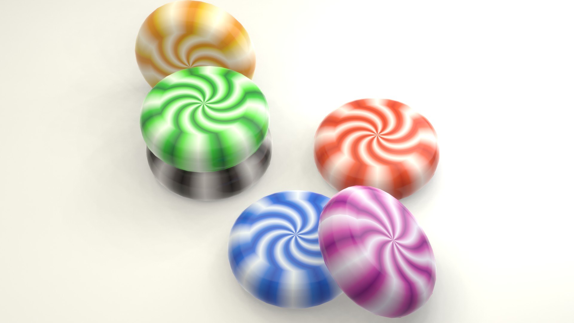 Peppermint Candy 3D Model - TurboSquid 2070086