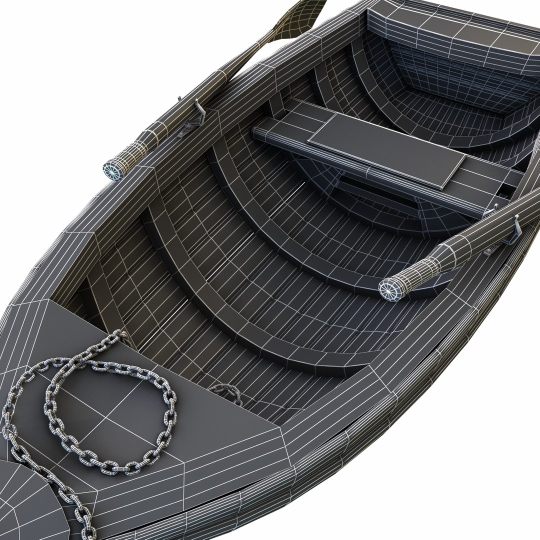 3d boat model
