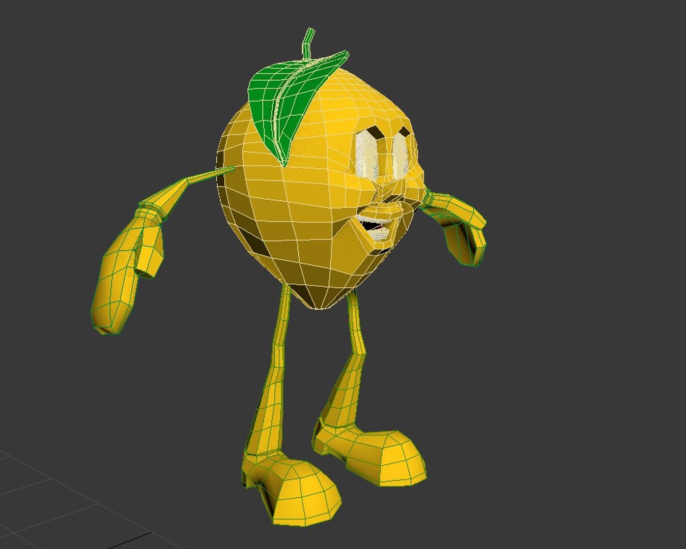 3d Lemon Character
