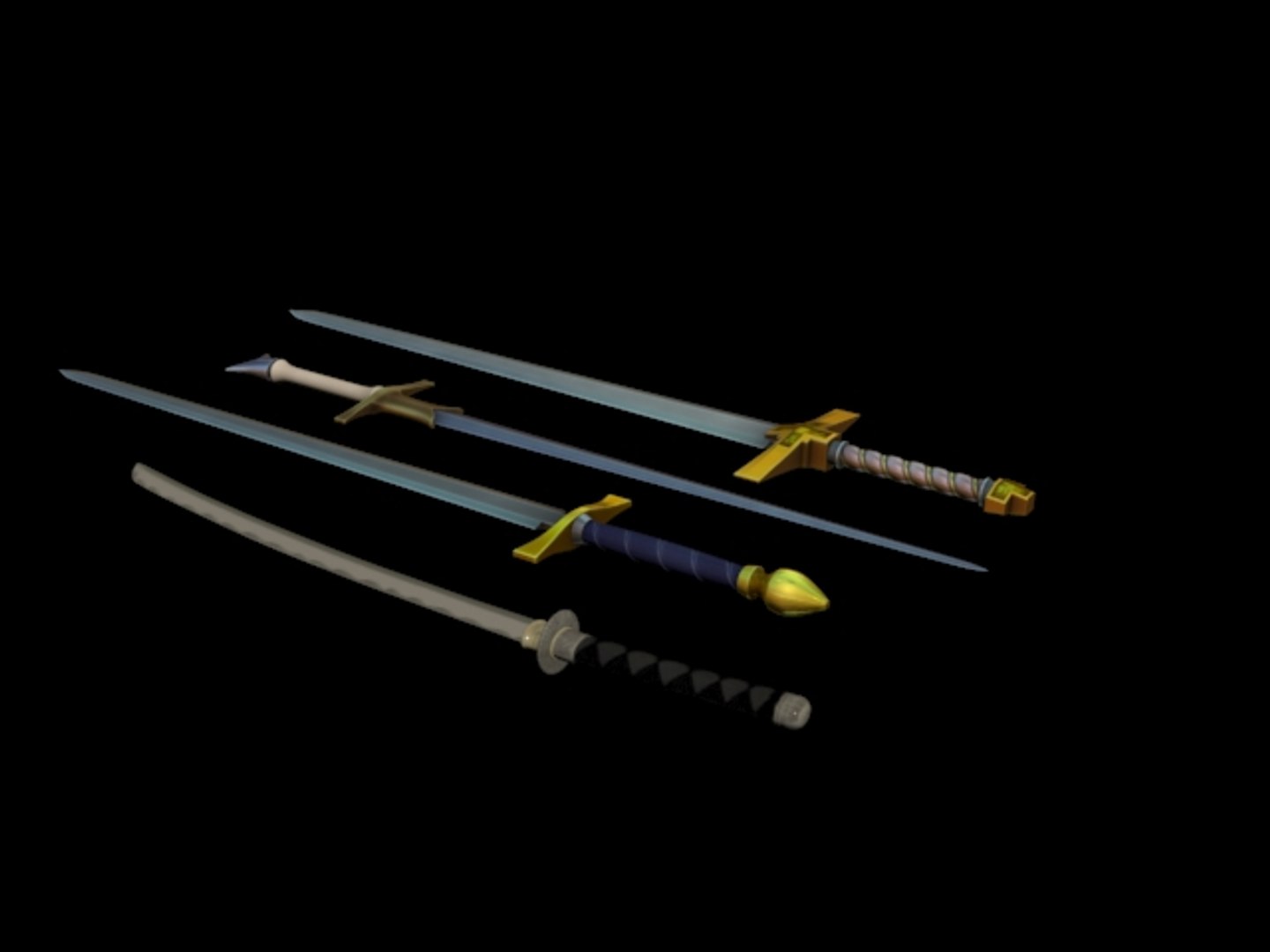 3d sword pack