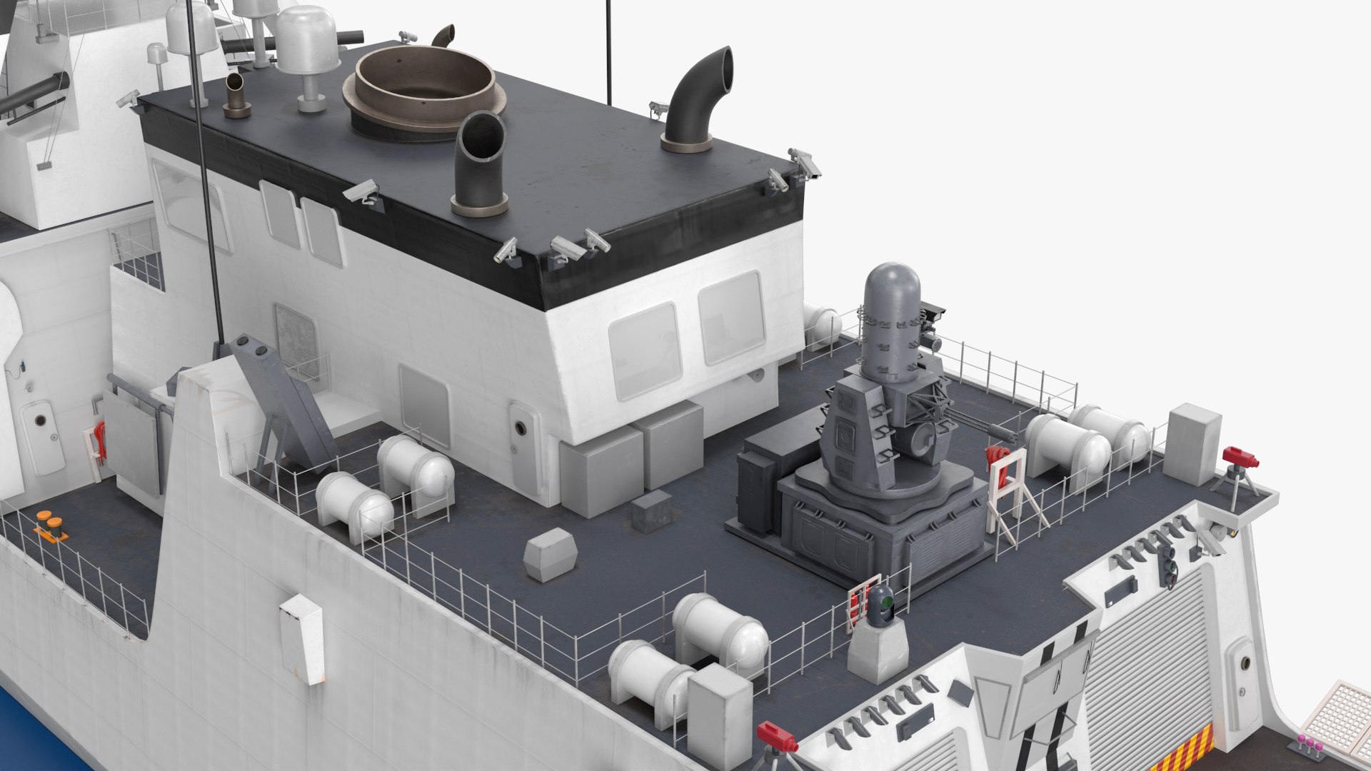 Large Coast Guard Vessel With Patrol Helicopter 3D Model - TurboSquid ...