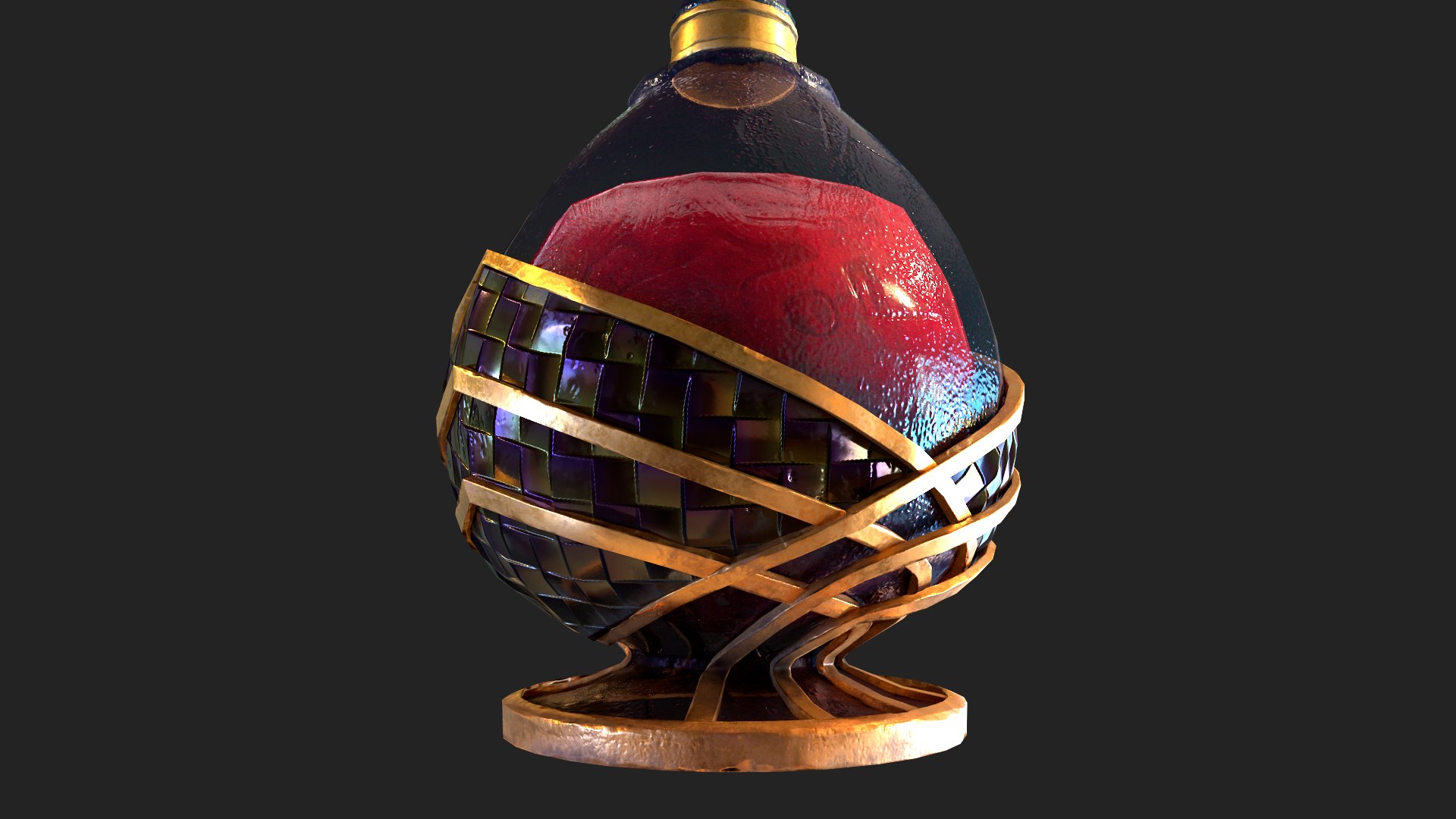 3D Potion In A Bottle Model - TurboSquid 1825427