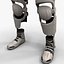 3ds Max Futuristic Soldier Leg Armor
