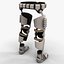 3ds Max Futuristic Soldier Leg Armor