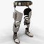 3ds Max Futuristic Soldier Leg Armor
