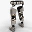 3ds Max Futuristic Soldier Leg Armor