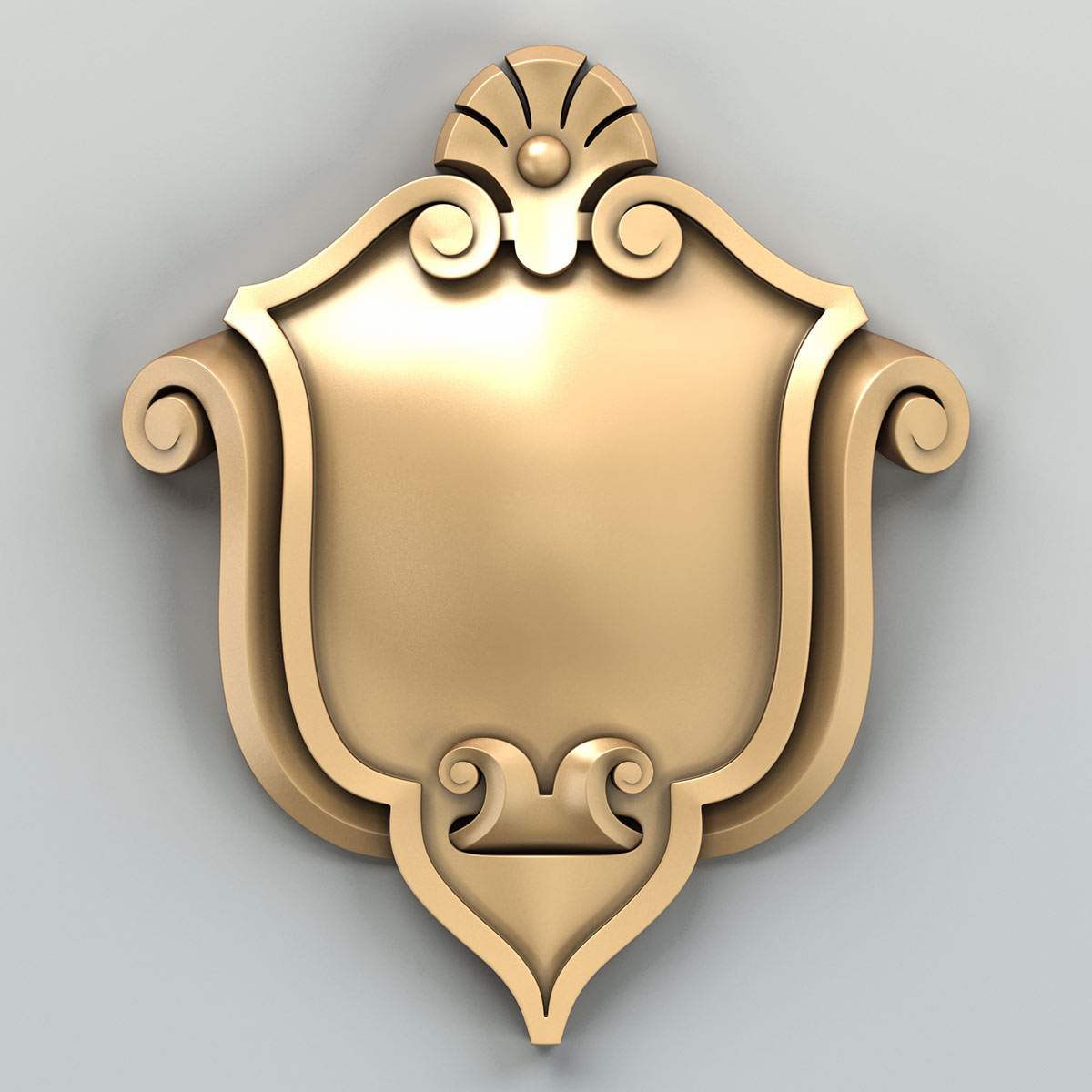 Decorative cartouche 3D model - TurboSquid 1400896