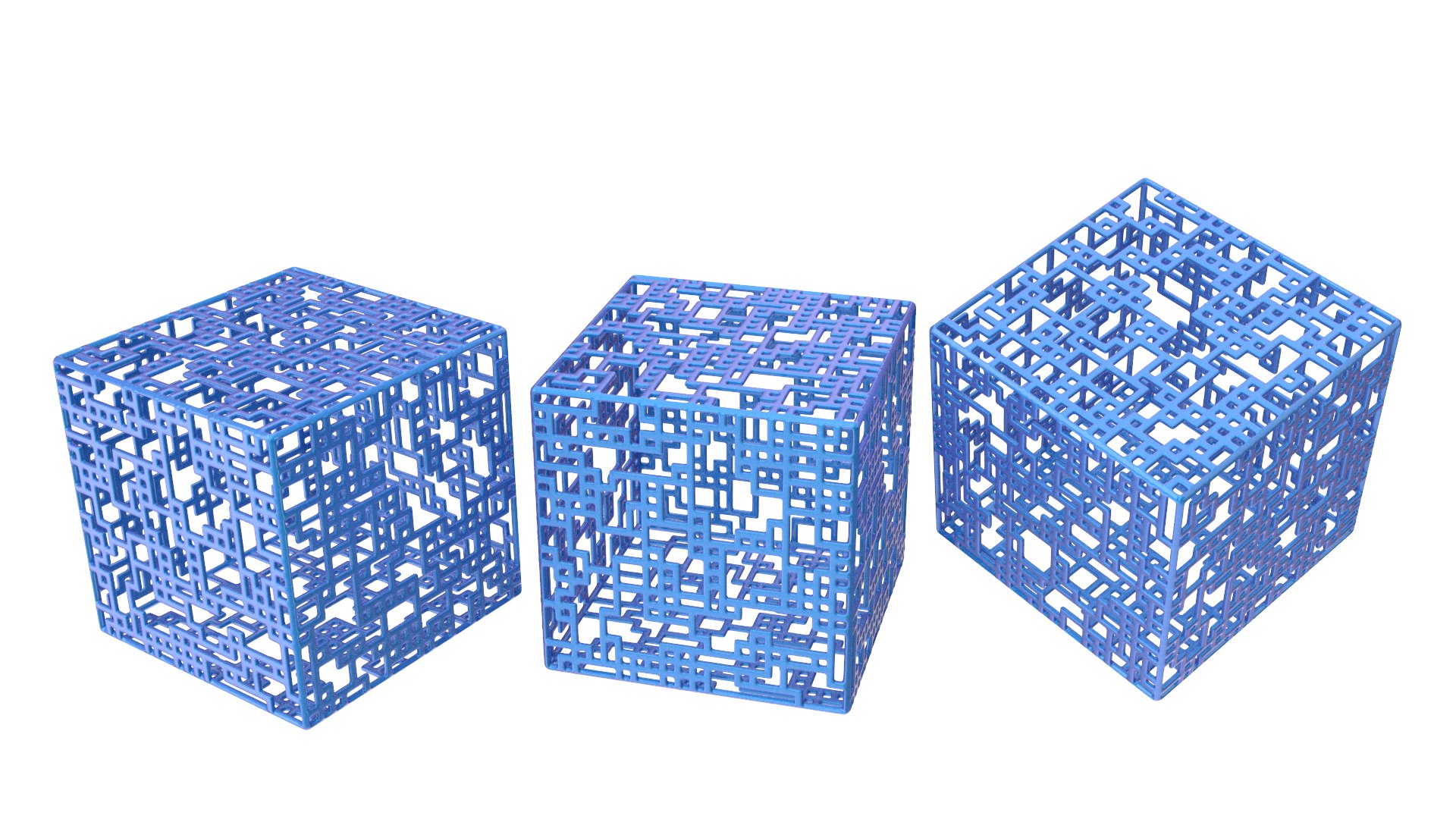 Complex Geometric Shape Object MHT 01 Cube Maze 3D Model - TurboSquid ...