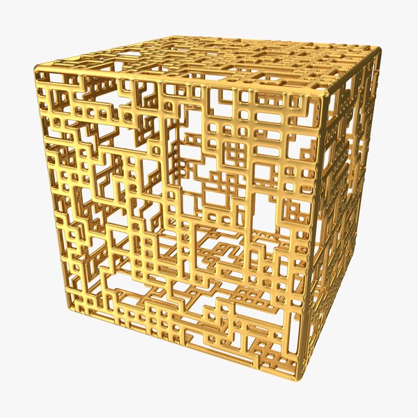 modèle 3D de Objet de forme géométrique complexe MHT 01 Cube Maze ...