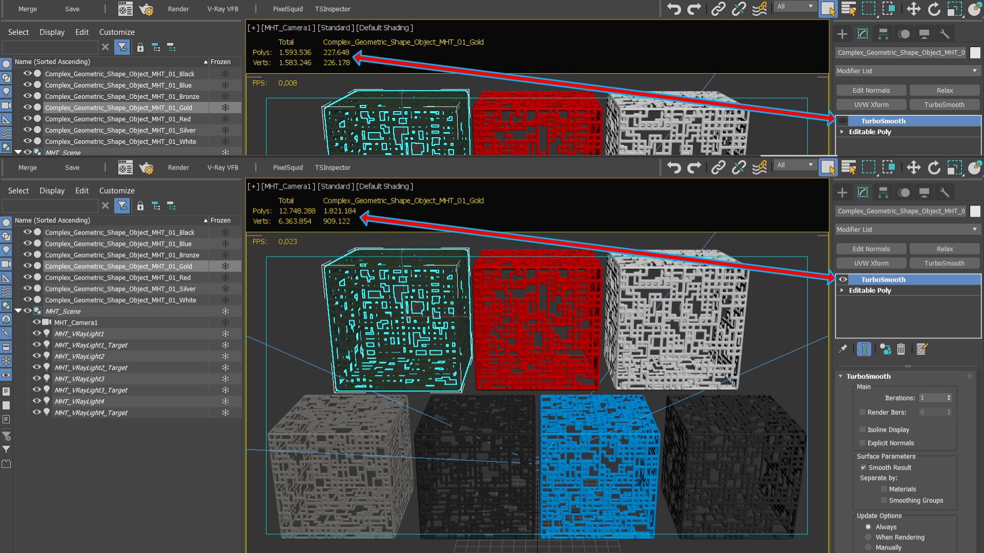 Complex Geometric Shape Object MHT 01 Cube Maze 3D Model - TurboSquid ...