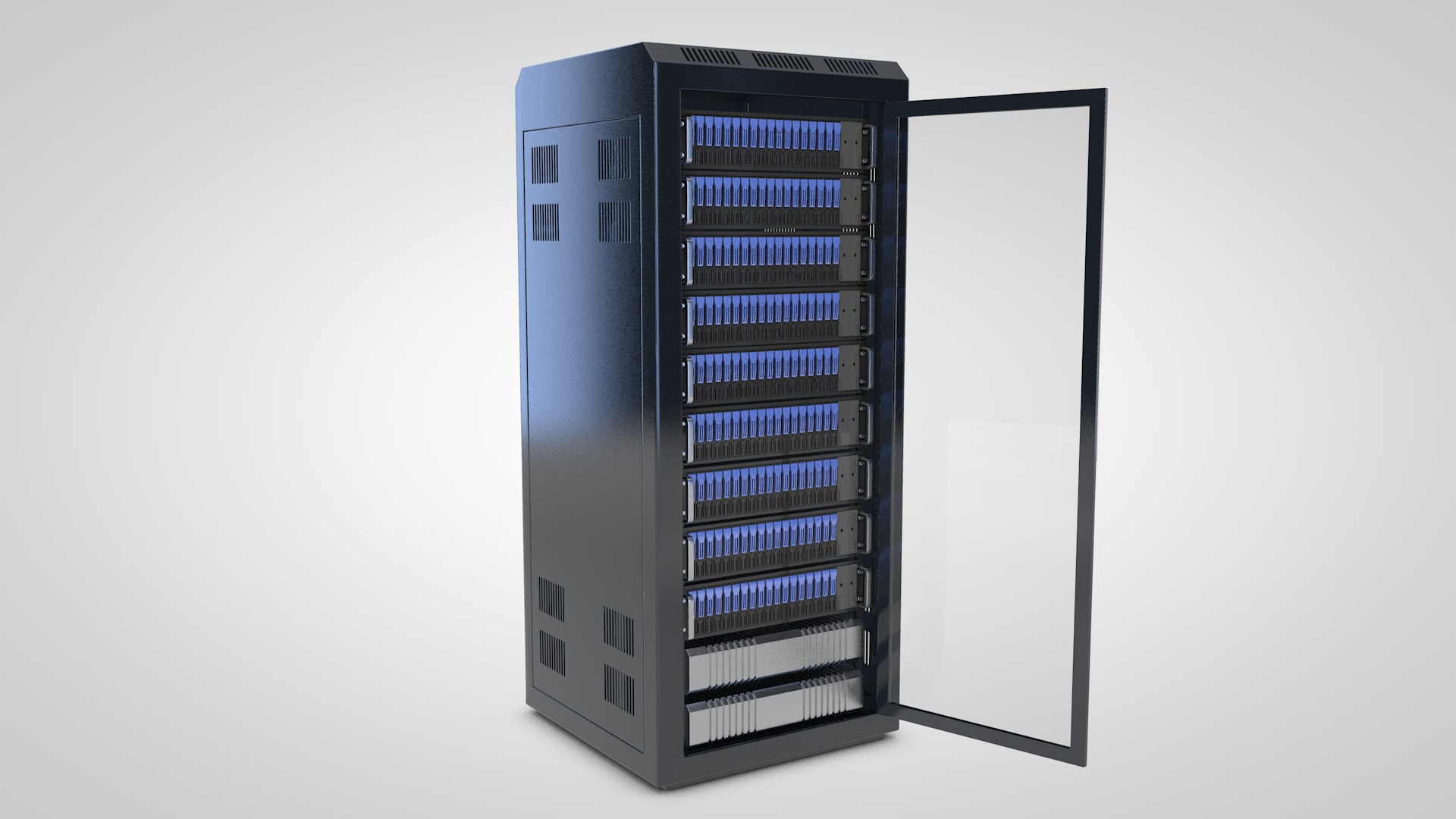 server rack 3d c4d