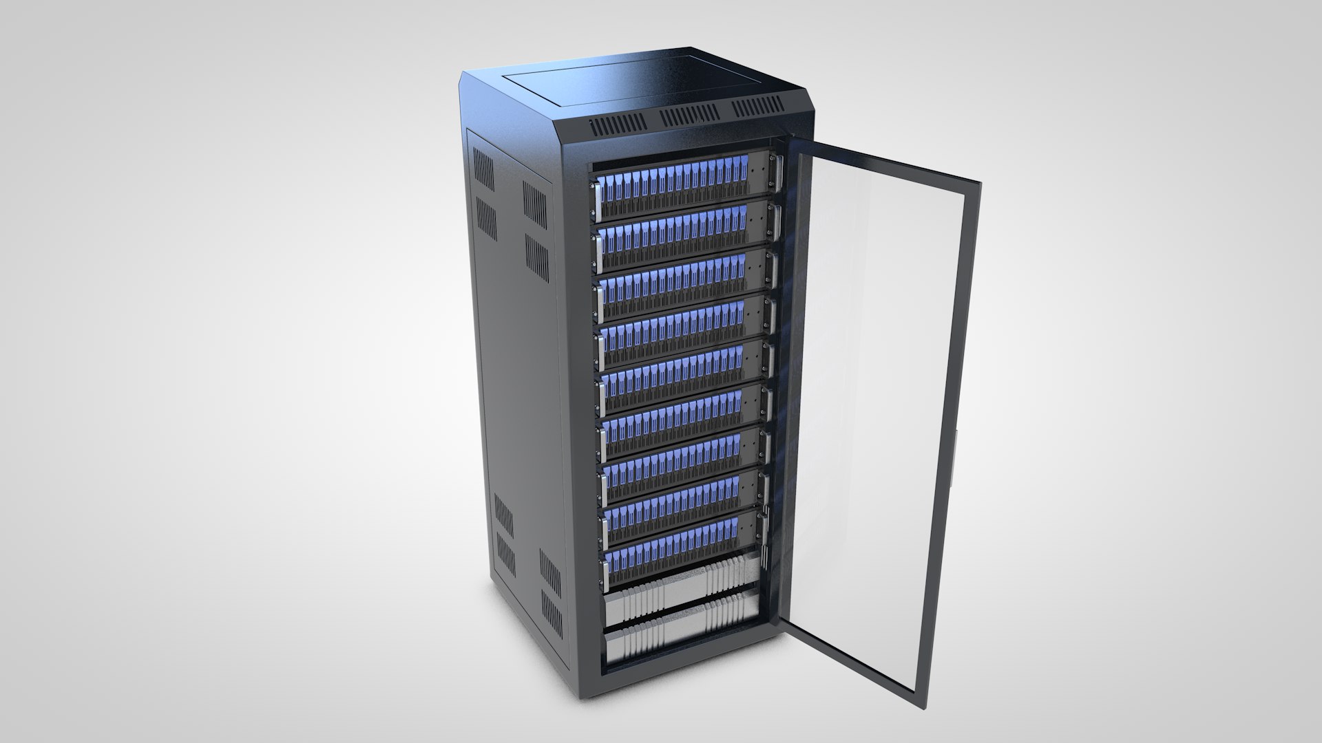 server rack 3d c4d