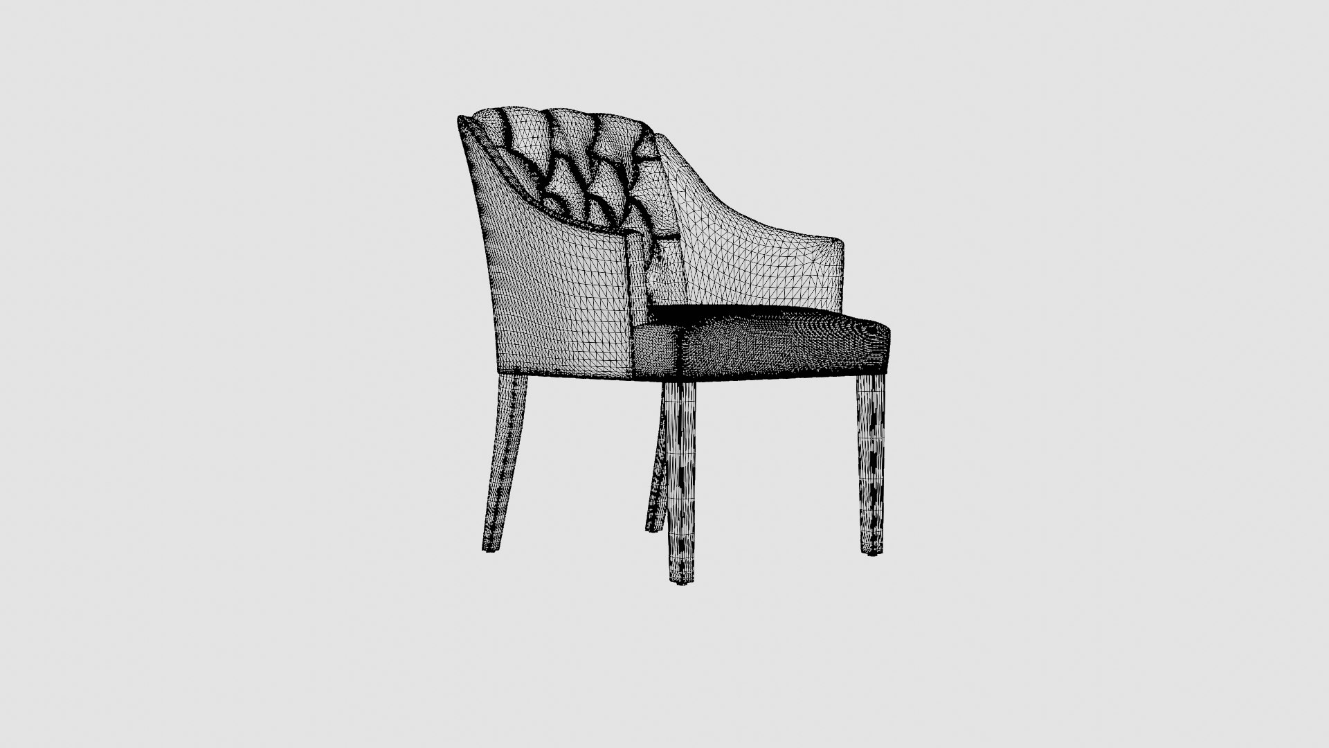 Delano Armchair Off White 3D Model - TurboSquid 2264674