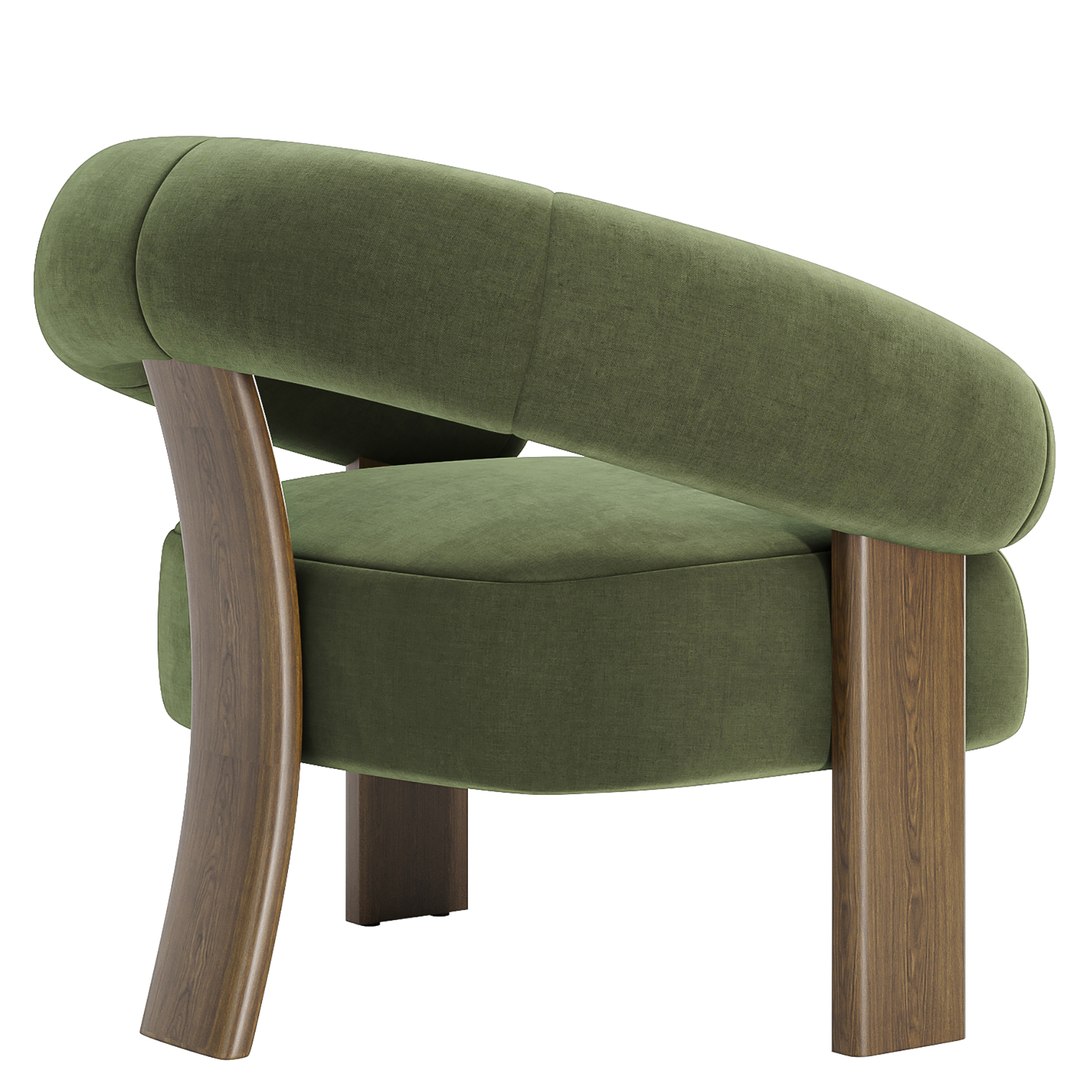 3D Romana Armchair - TurboSquid 2261140