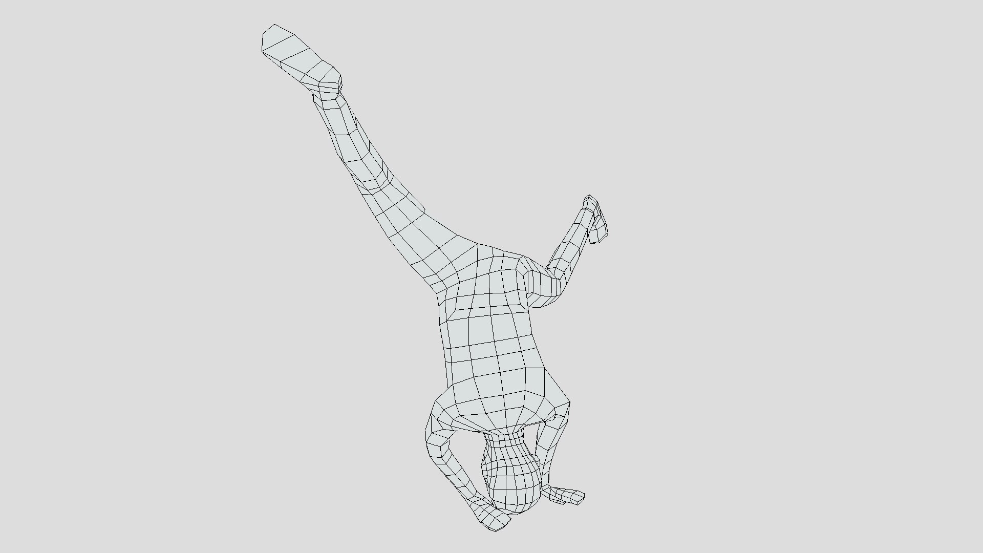 3D Low Poly Break Dance Kid Model - TurboSquid 1849239