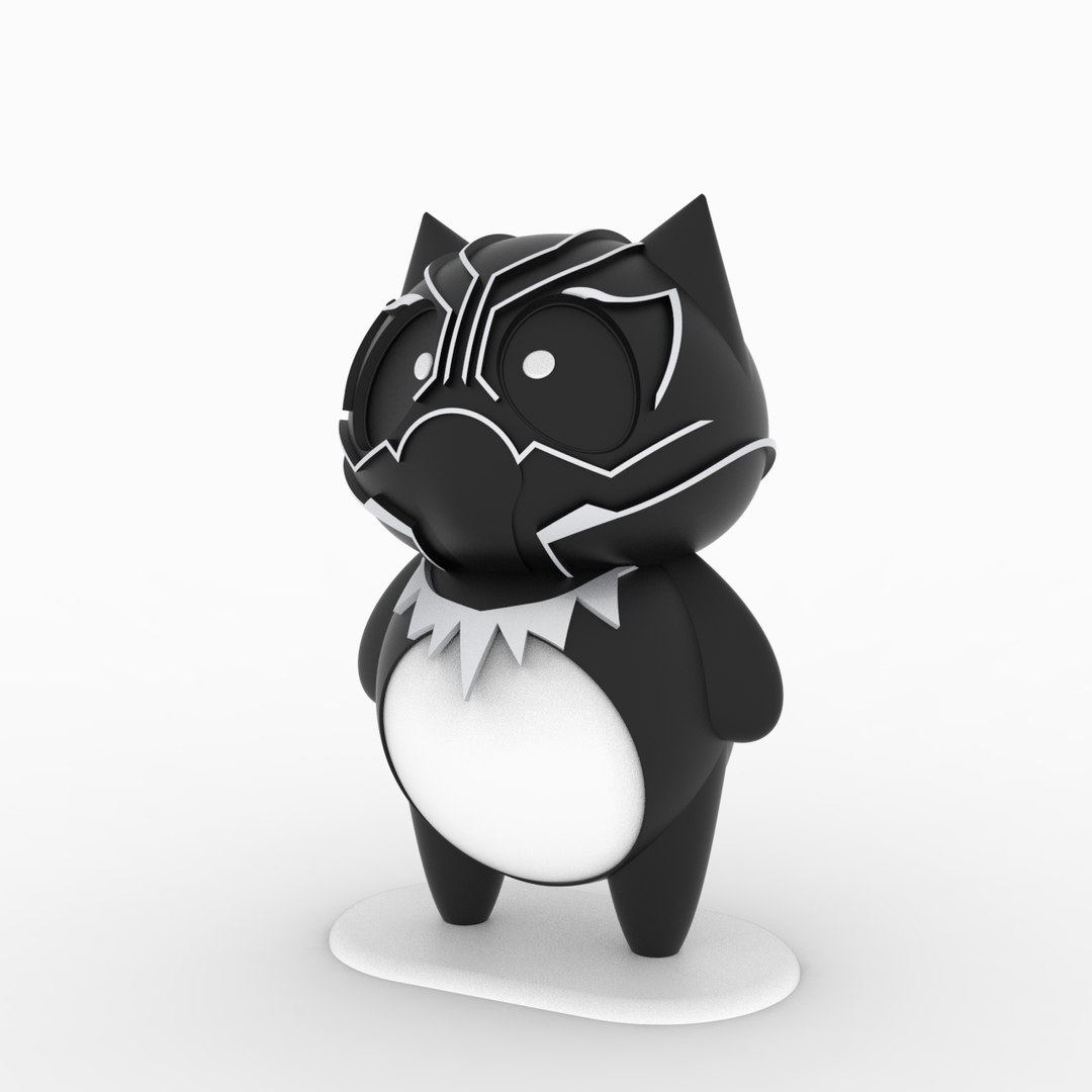 3D model Black Panther panda - TurboSquid 1930854