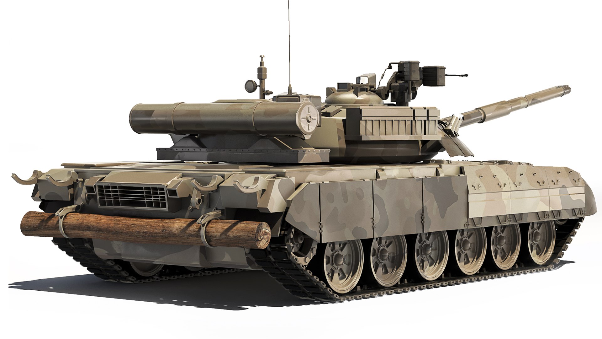 Tank T-80UD 2012 3D - TurboSquid 2180283
