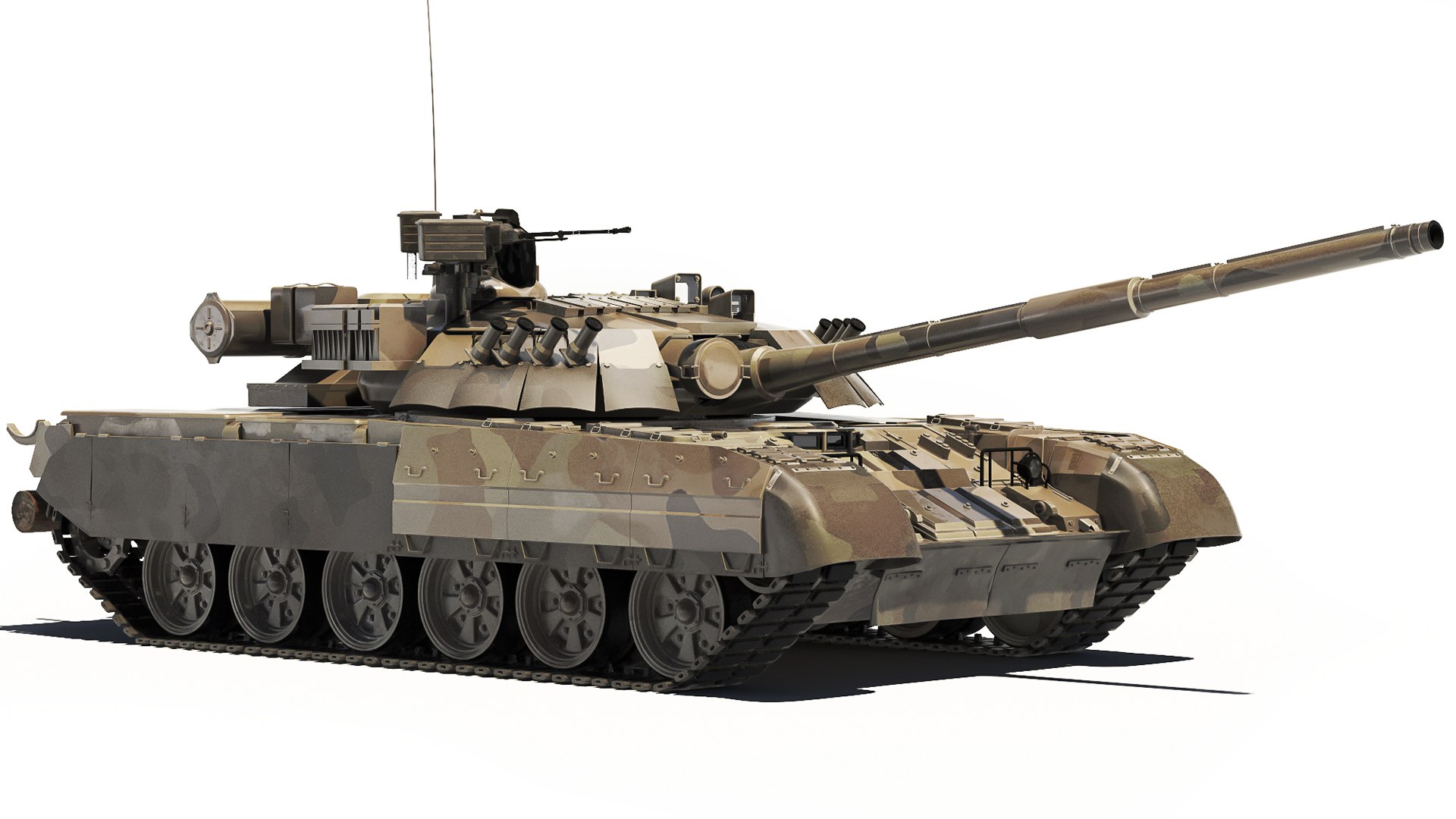 Tank T-80UD 2012 3D - TurboSquid 2180283