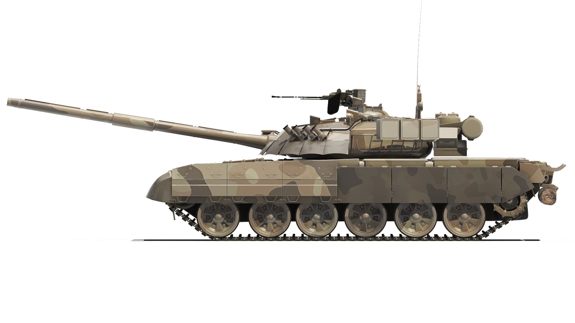 Tank T-80UD 2012 3D - TurboSquid 2180283