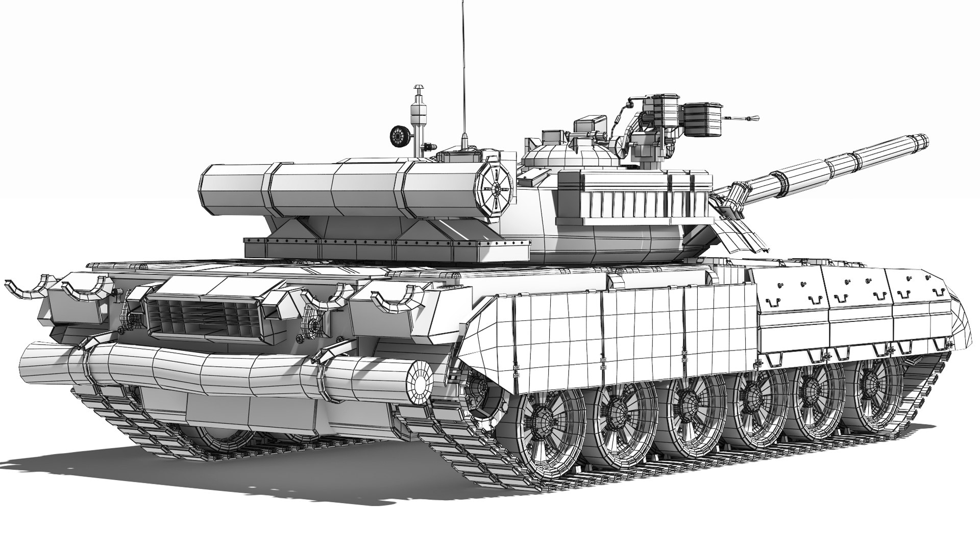 Tank T-80UD 2012 3D - TurboSquid 2180283