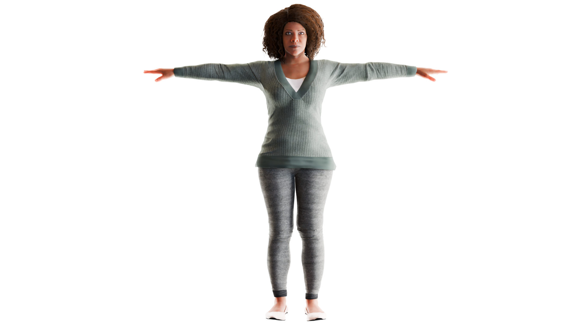 3D Liberty Ladies LowPoly American Citizen Women NPC Model With 4K ...