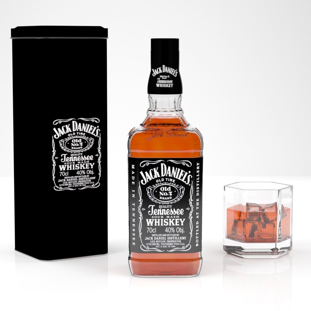 jack daniels whiskey bottle max