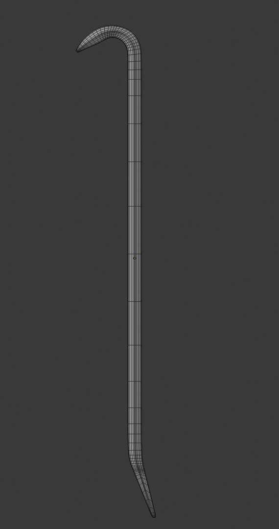 Red Crowbar 3D Model - TurboSquid 1480786